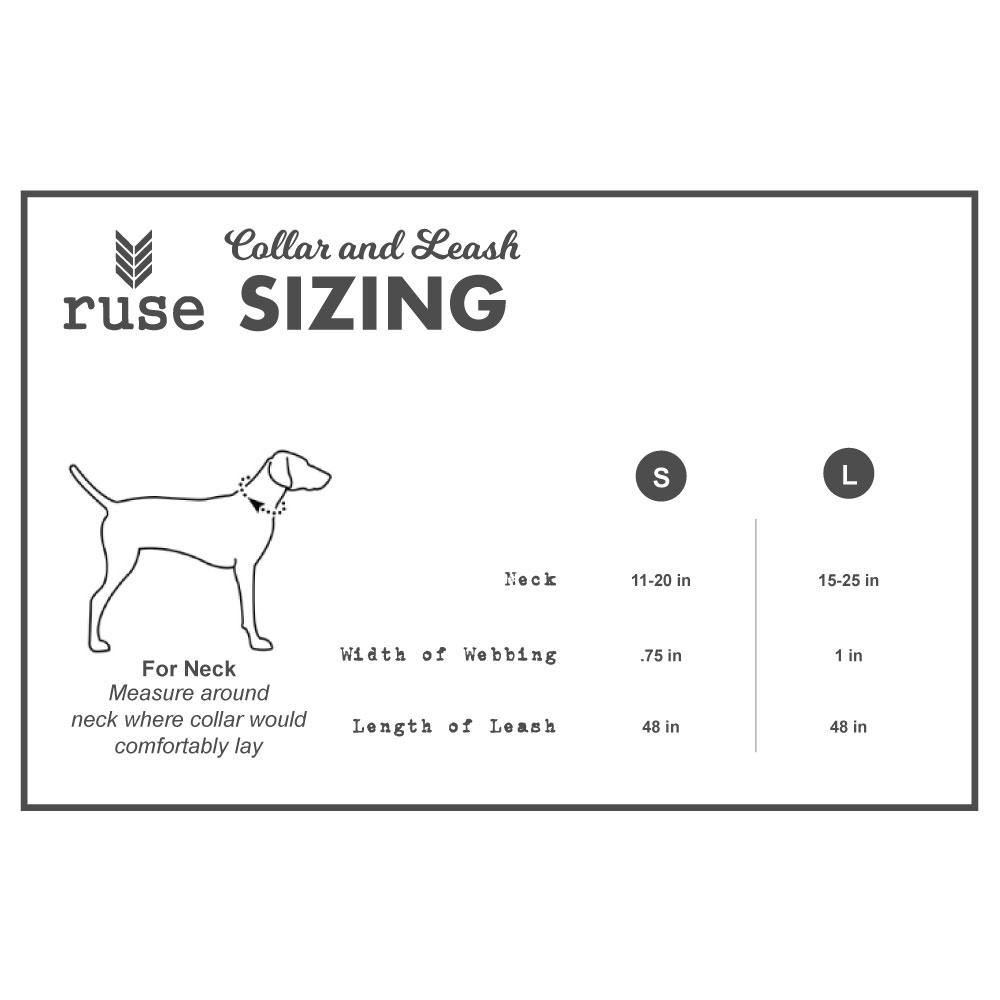 Dog Collar Size Chart – Ruse