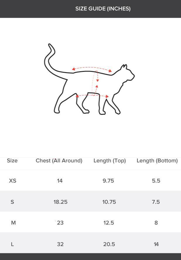 Cat Size Chart – Ruse